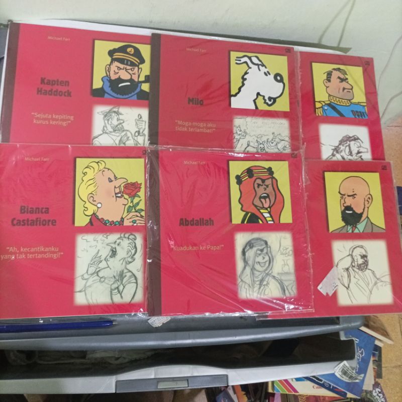 Jual buku tokoh-tokoh dalam komik Tintin( Abdallah Jenderal Alcazar ...