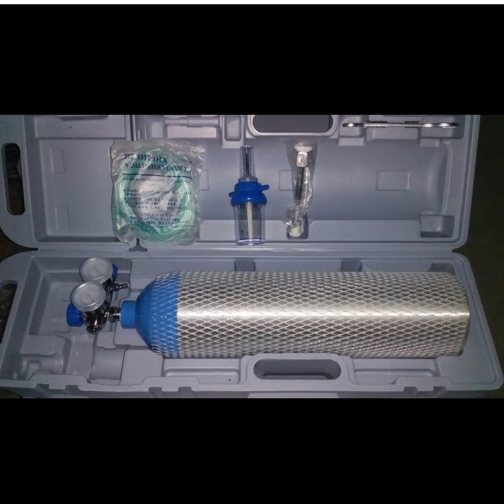 Jual Tabung Oksigen Alumunium Portable 3,6 Liter - Tabung Oksigen Portable 0,5m3 | Shopee Indonesia