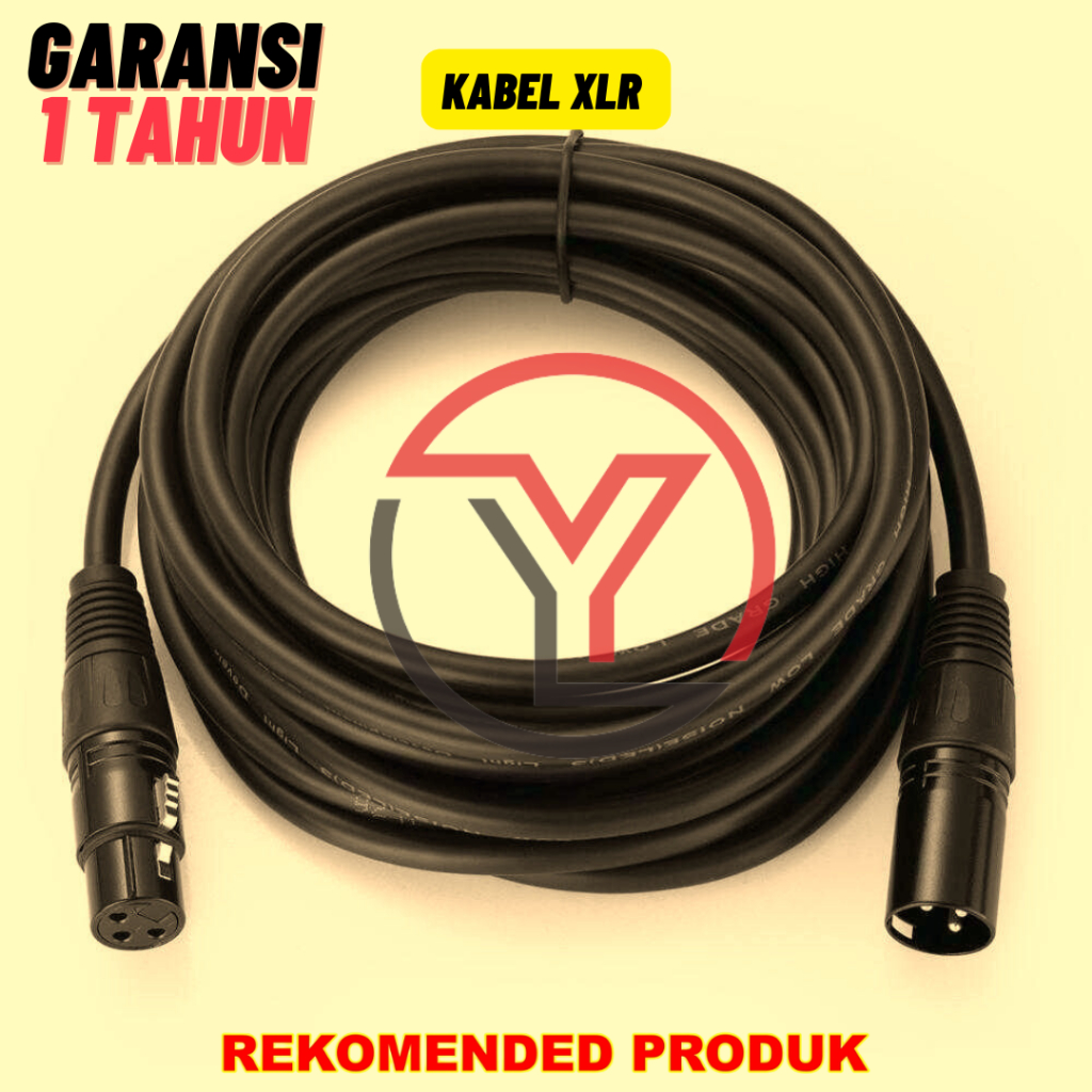 Jual Kabel Mic XLR 10 meter 20 Meter 5 meter 3 Meter 1M M/F OFC ...