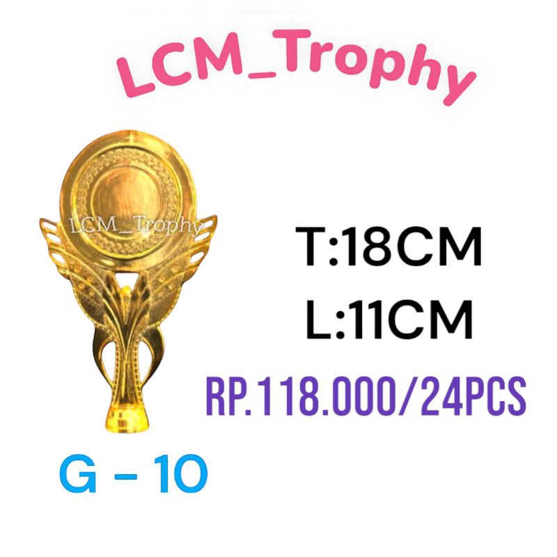 Jual Figur Piala Model G-10 (isi 24 pcs) | Shopee Indonesia