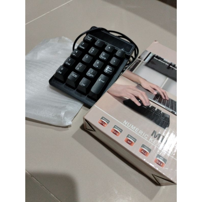 Jual mini numeric keypad - keyboard numeric - wired numeric keypad ...