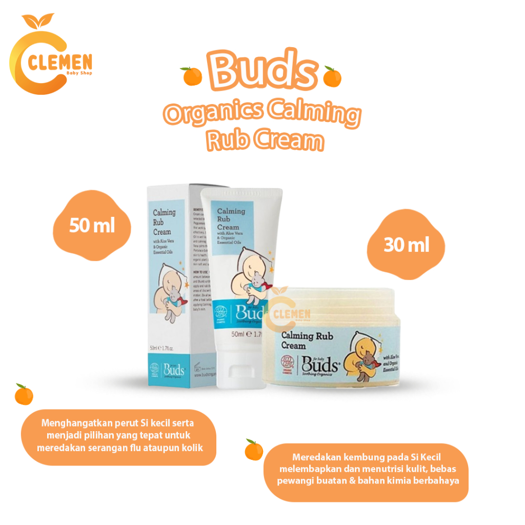 Jual Buds Organics Calming Rub Cream | Shopee Indonesia