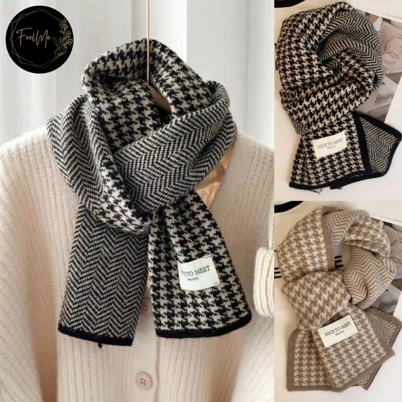 Jual Feelme KK-203 Premium High Quality two side (2sisi) Syal Scarf ...