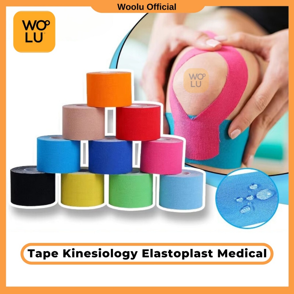 Jual Kinesio Tape / Tapping / Kinesiology Tape Sport And Therapy 5 Cm X 5 M | Shopee Indonesia