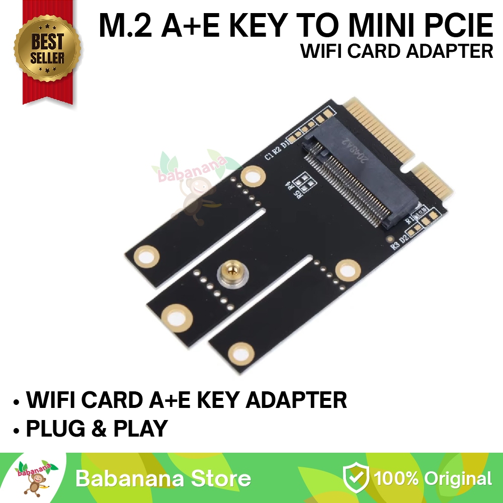 Jual Adapter M.2 NGFF A+E KEY to Mini PCIE Wireless Card Bluetooth ...