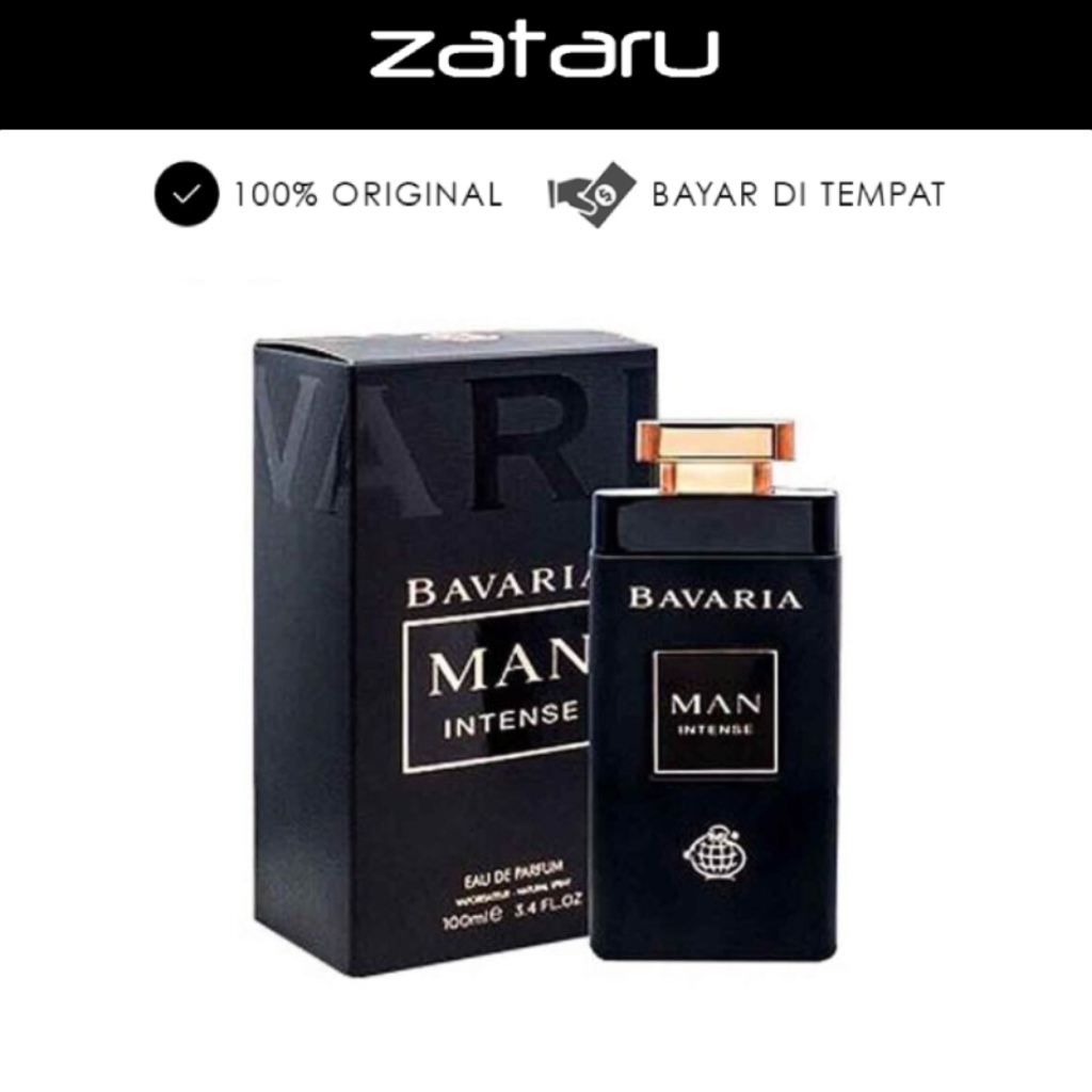 Jual Fragrance World Bavarian Man Intense EDP Man - 100 ML | Shopee ...