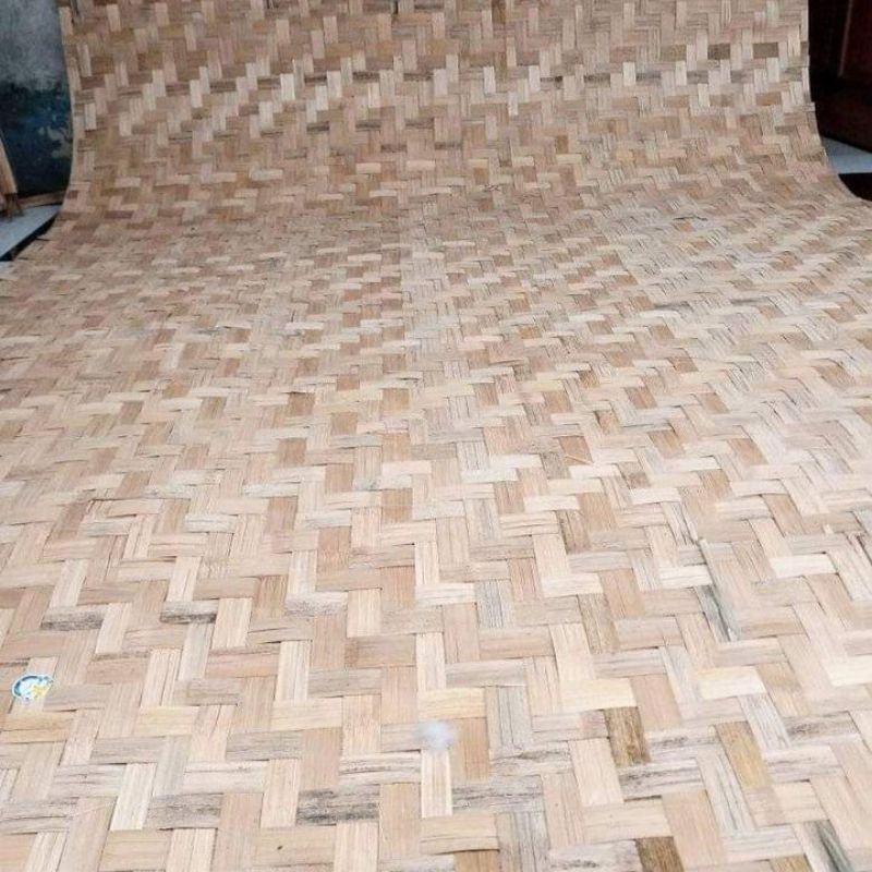 Jual anyaman bambu polos Gribik Bilik Tabag Gedeg | Shopee Indonesia