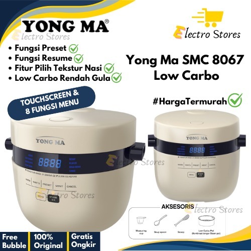 Jual YONG MA SMC 8067 Low Carbo || Rice Cooker Magic com YongMa SMC8067 ...