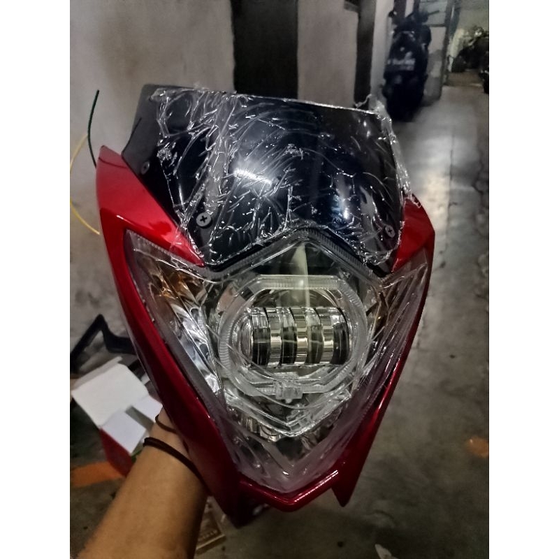 Jual Kedok Reflektor Batok Kepala Lampu Depan Satria FU Facelift Plus ...