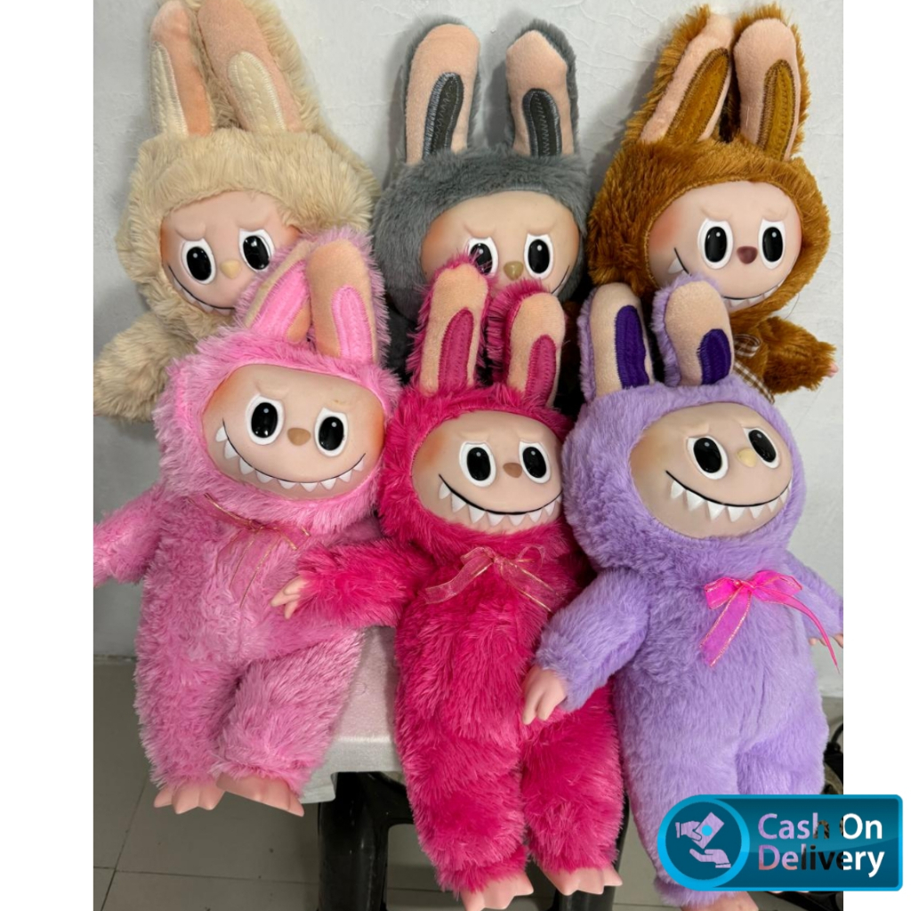 Jual BONEKA LABUBU muka karet/READY STOCK LABUBU THE MONSTER BONEKA ...