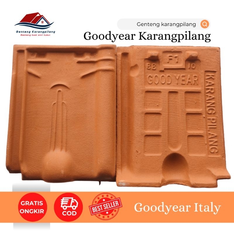 Jual Genteng goodyear karangpilang tipe itali coating | Shopee Indonesia