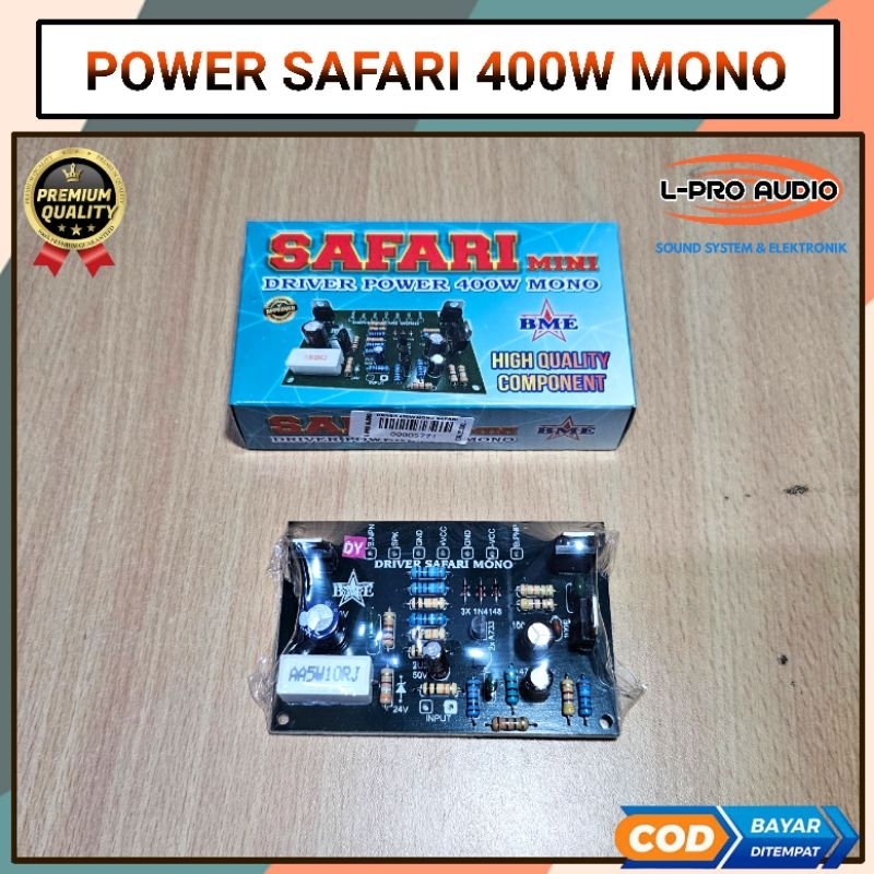 Jual Kit driver power amplifier SAFARI mono 400 watt 400w | Shopee Indonesia