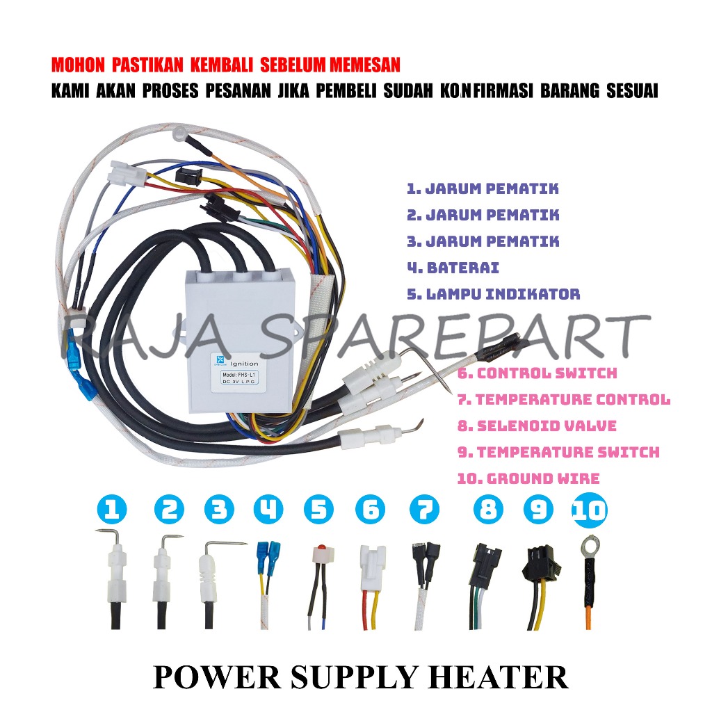 Jual PSI PCB PEMANAS AIR UNIVERSAL / PEMATIK / POWER SUPPLY WATER ...