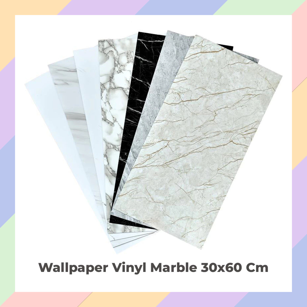 Jual DR07 Wallpaper Dinding VINYL Marble Lantai Mewah Marbel Granit ...