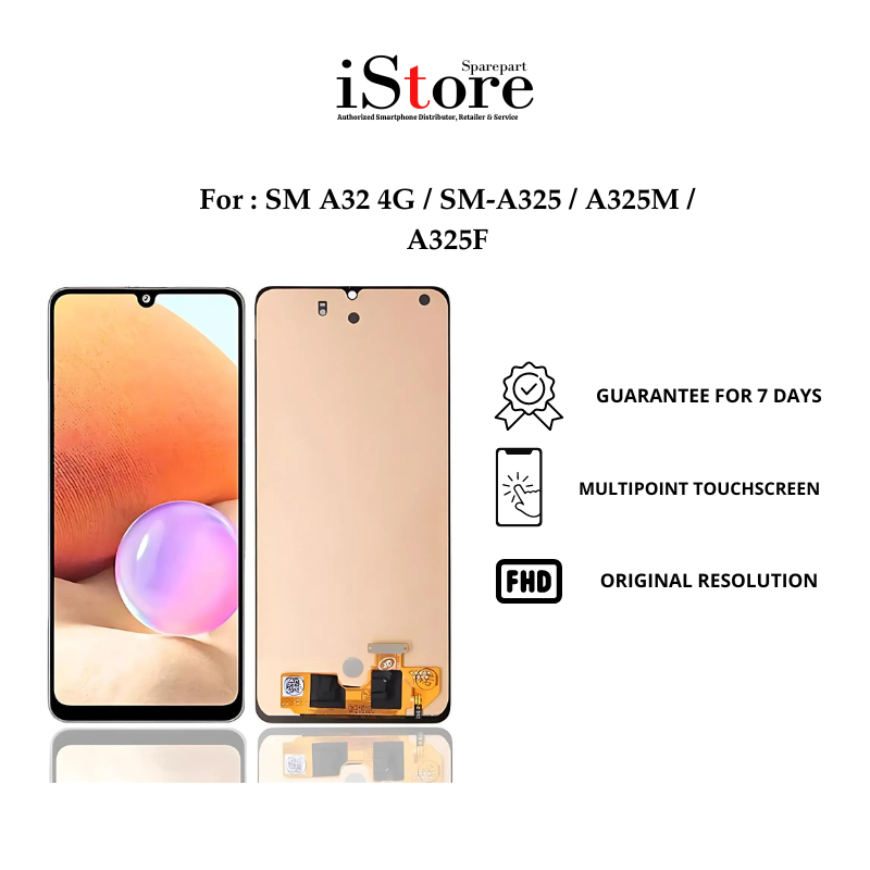 Jual iStore Lcd Samsung A32 4G SM-A325 A325M A325F Fullset Original HFIX | Shopee Indonesia