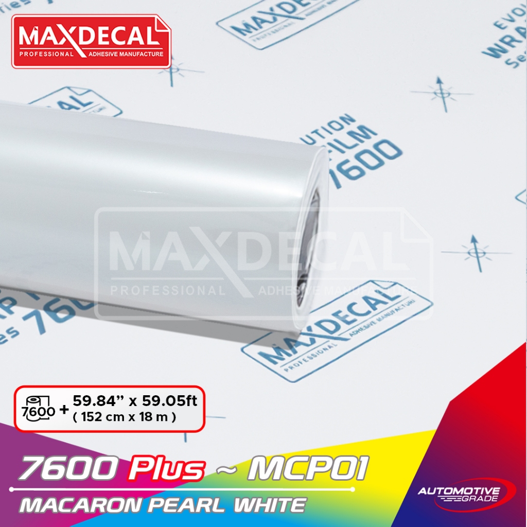 Jual [1.52 x 18m] MAXDECAL 7600 PLUS Macaron Pearl Series MCP Gloss ...