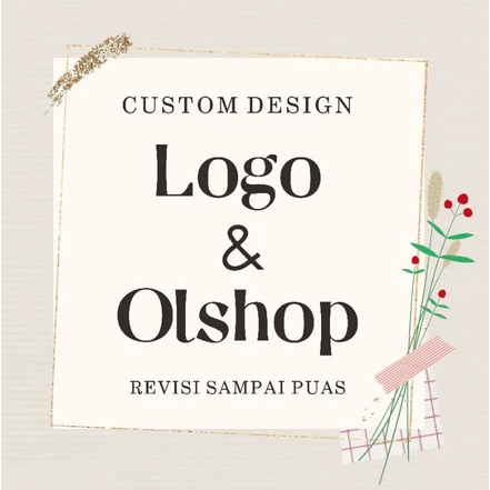 Jual Jasa Desain Logo Dan Olshop Custom | Shopee Indonesia