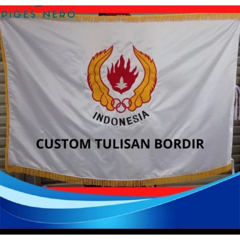 Jual bendera ruangan petaka logo koni 90x135cm | Shopee Indonesia