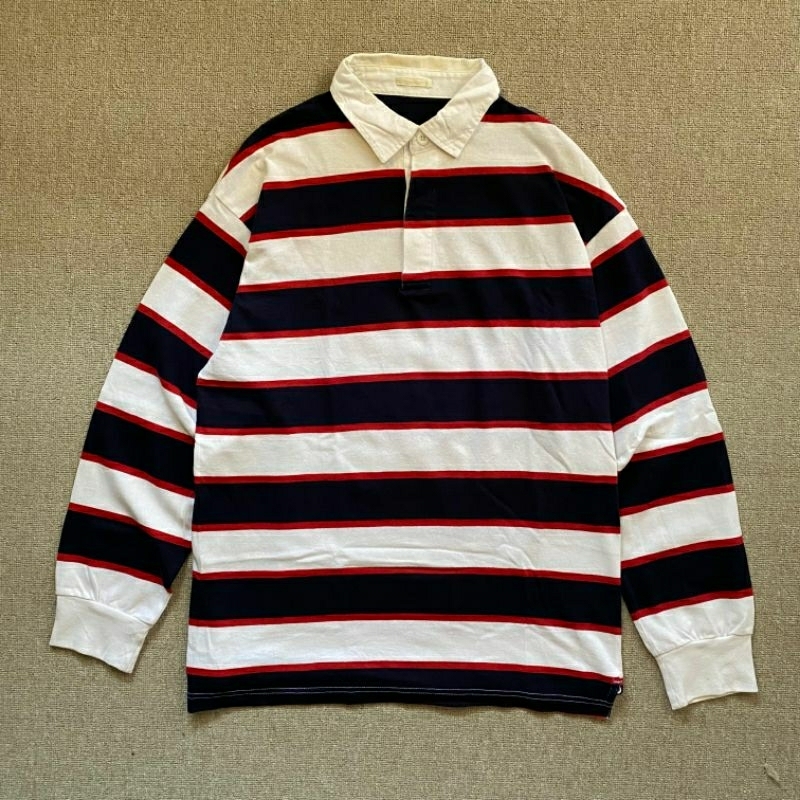 Jual rugby gu global uni salur lengan panjang | Shopee Indonesia