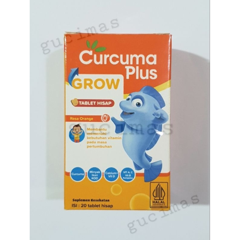Jual Curcuma Plus Grow ( 20 Tablet Hisap ) | Shopee Indonesia