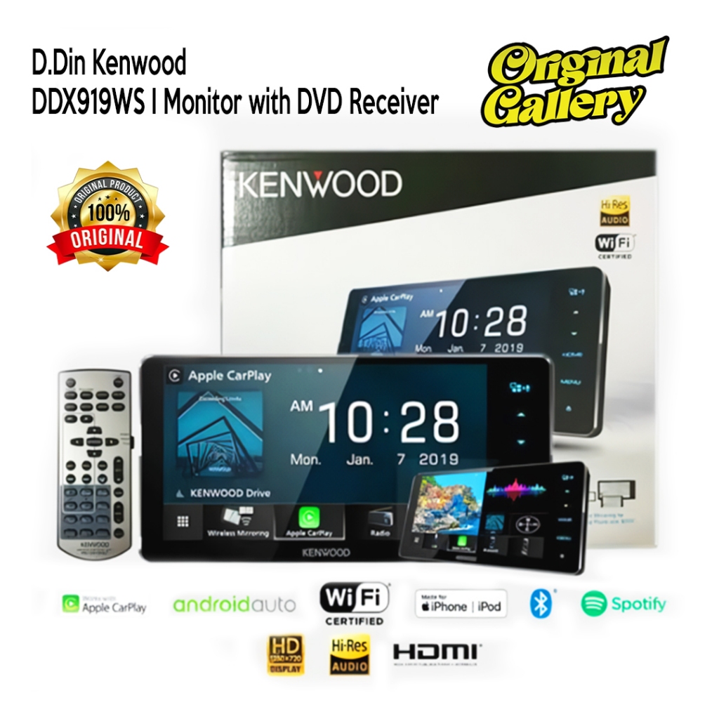Jual KENWOOD DDX 919 WS Toyota Head unit HD Hi-Res Hi-Def | Shopee Indonesia