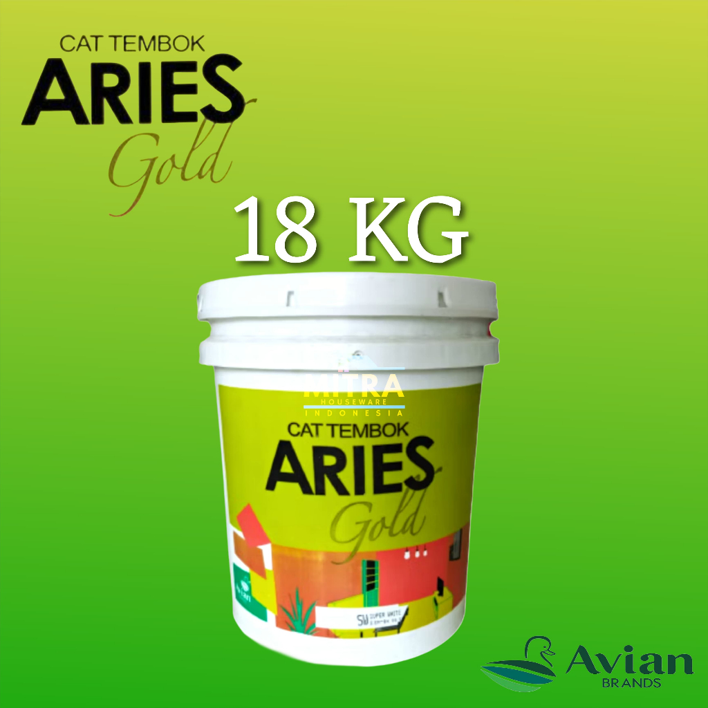 Jual ARIES GOLD 18KG CAT TEMBOK ANTI BOCOR | Shopee Indonesia