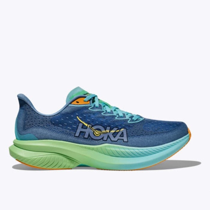 Jual Hoka Sepatu Running Mach 6 Mens Road Running Shoes - Dusk / Shadow ...