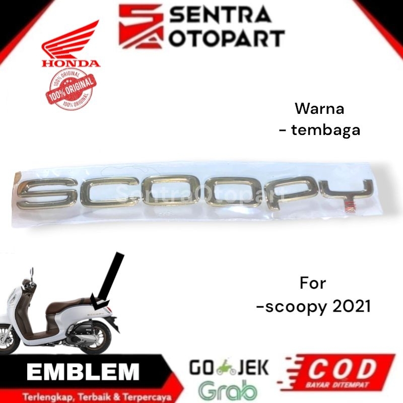 Jual Emblem stiker scoopy fi injeksi 2021 scoopy prestige tembaga ...