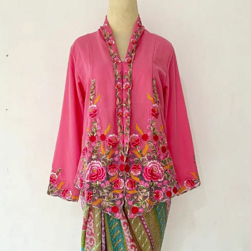 Jual [READY FULL FURING] Kebaya Encim Bukittinggi LD 94 | Kebaya Nyonya ...