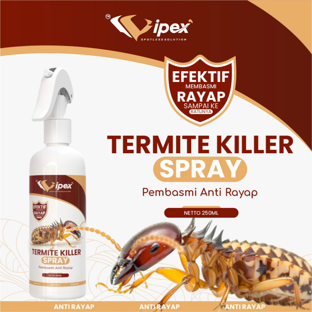 Jual WIPEX PEMBASMI RAYAP TERMITE KILLER SPRAY / PENGUSIR RAYAP KAYU ...