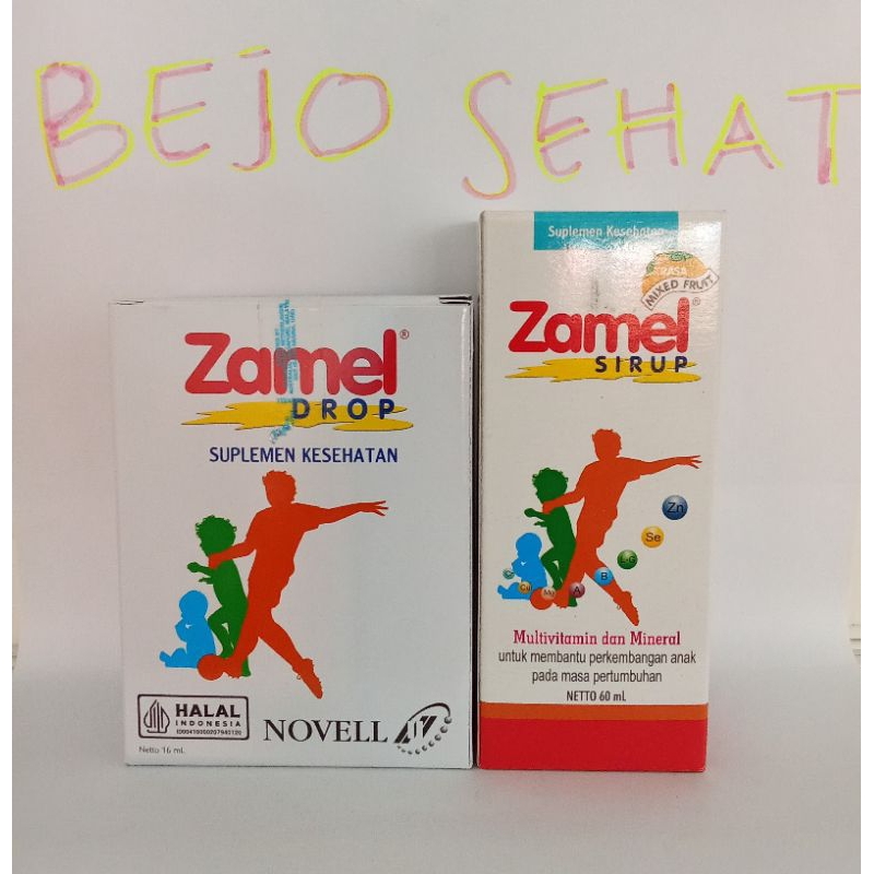 Jual Zamel Drop 16ml Vitamin Pertumbuhan Anak | Shopee Indonesia