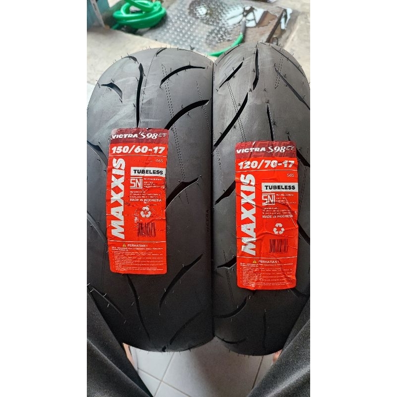 Jual ( PAKET 2 BAN MOGE RING 17 ) MAXXIS VICTRA CT S98CT 120/70-17 ...