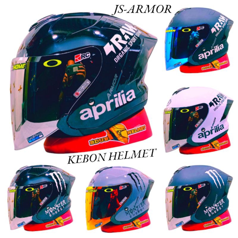 Jual Helm JS Armor black dof raw paket ganteng | Shopee Indonesia