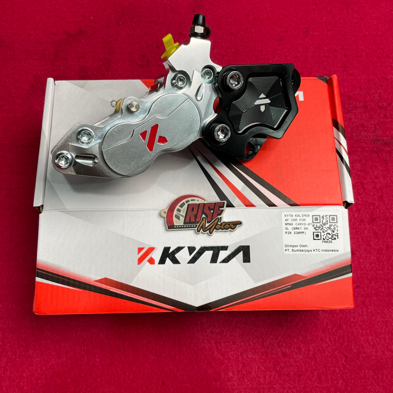 Jual KALIPER KTC KYTA NMAX DEPAN 4 PISTON CRM 230 SILVER | Shopee Indonesia