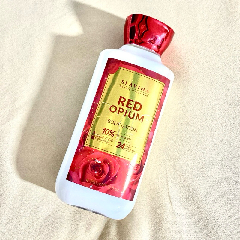 Jual Slavina Body Lotion Red Opium | Shopee Indonesia