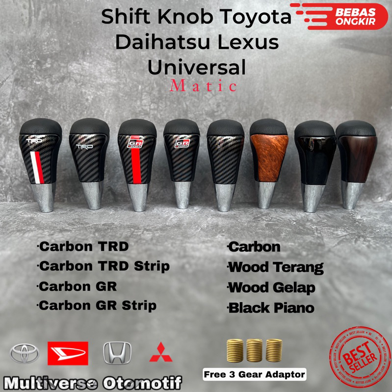 Jual Knob persneling mobil toyota Matic Innova Fortuner Rush Universal ...