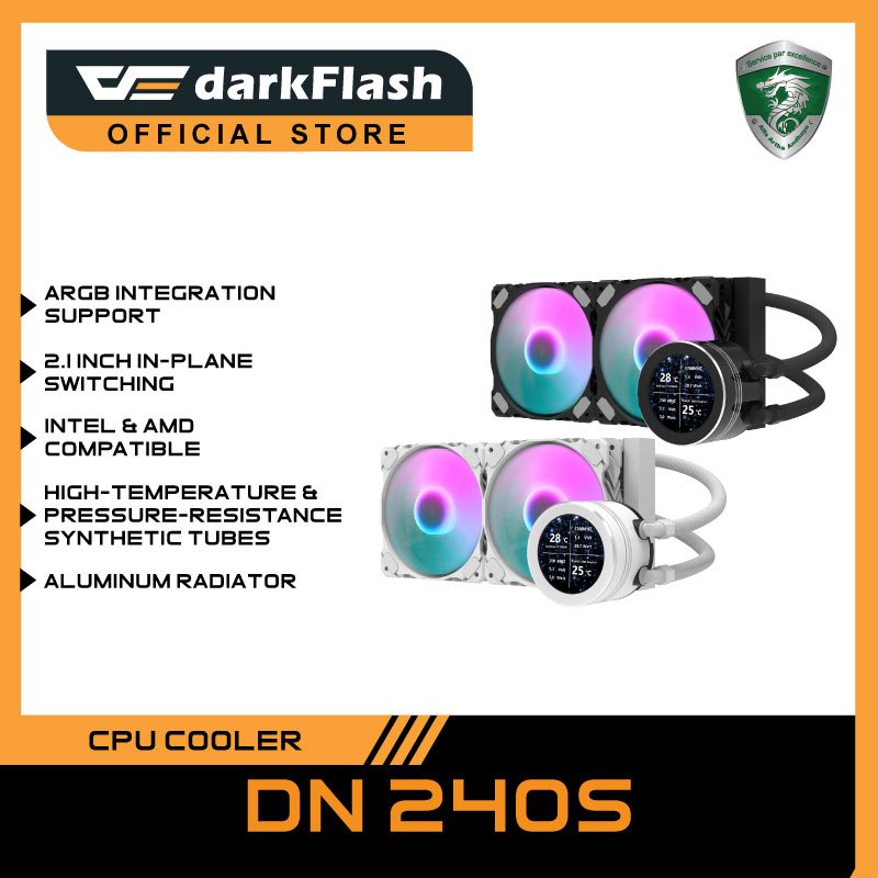 Jual darkFlash NEBULA DN240S Liquid CPU Cooler [Support Intel & AMD ...