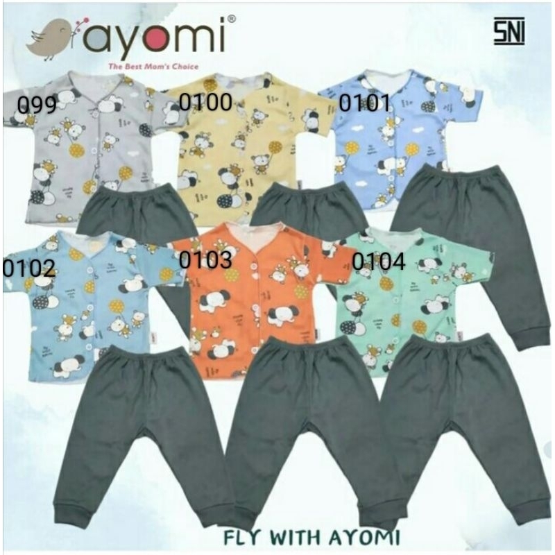 Jual Fly With Ayomi Series setelan Newborn pendek panjang | Shopee ...