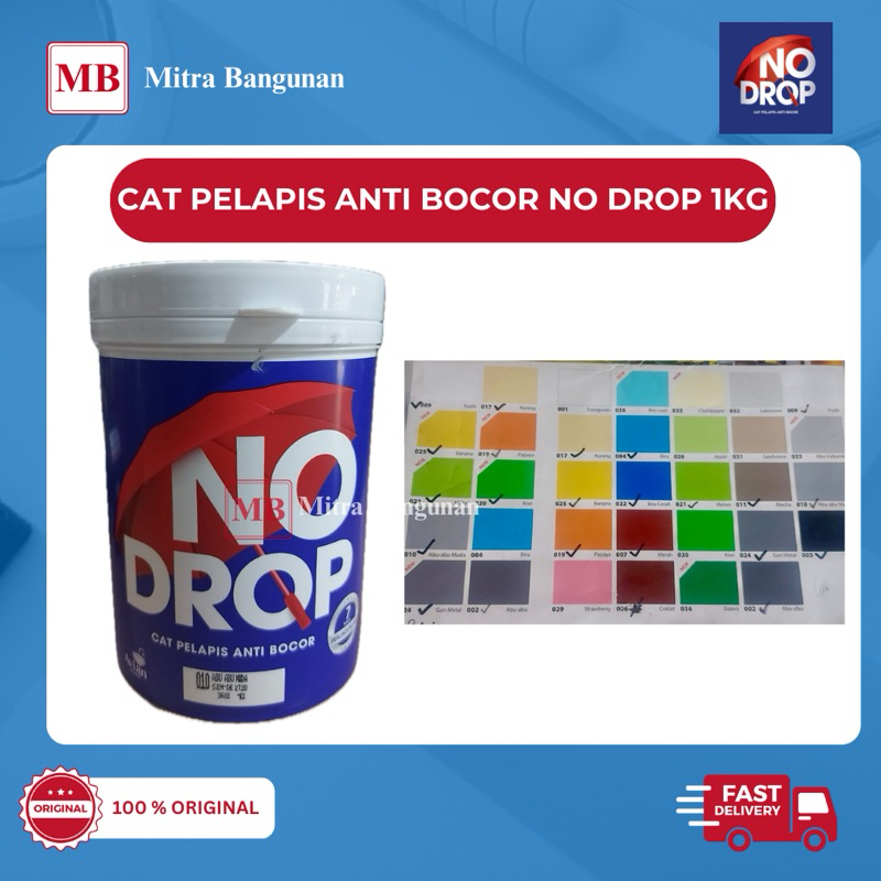 Jual CAT PELAPIS ANTI BOCOR NODROP 1KG | Shopee Indonesia