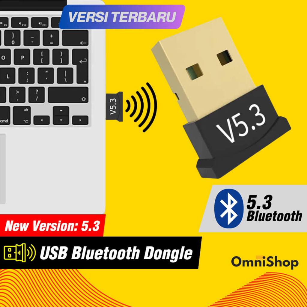 Jual USB Adapter Mini Dongle Wireless Bluetooth V5.3 Universal Receiver ...