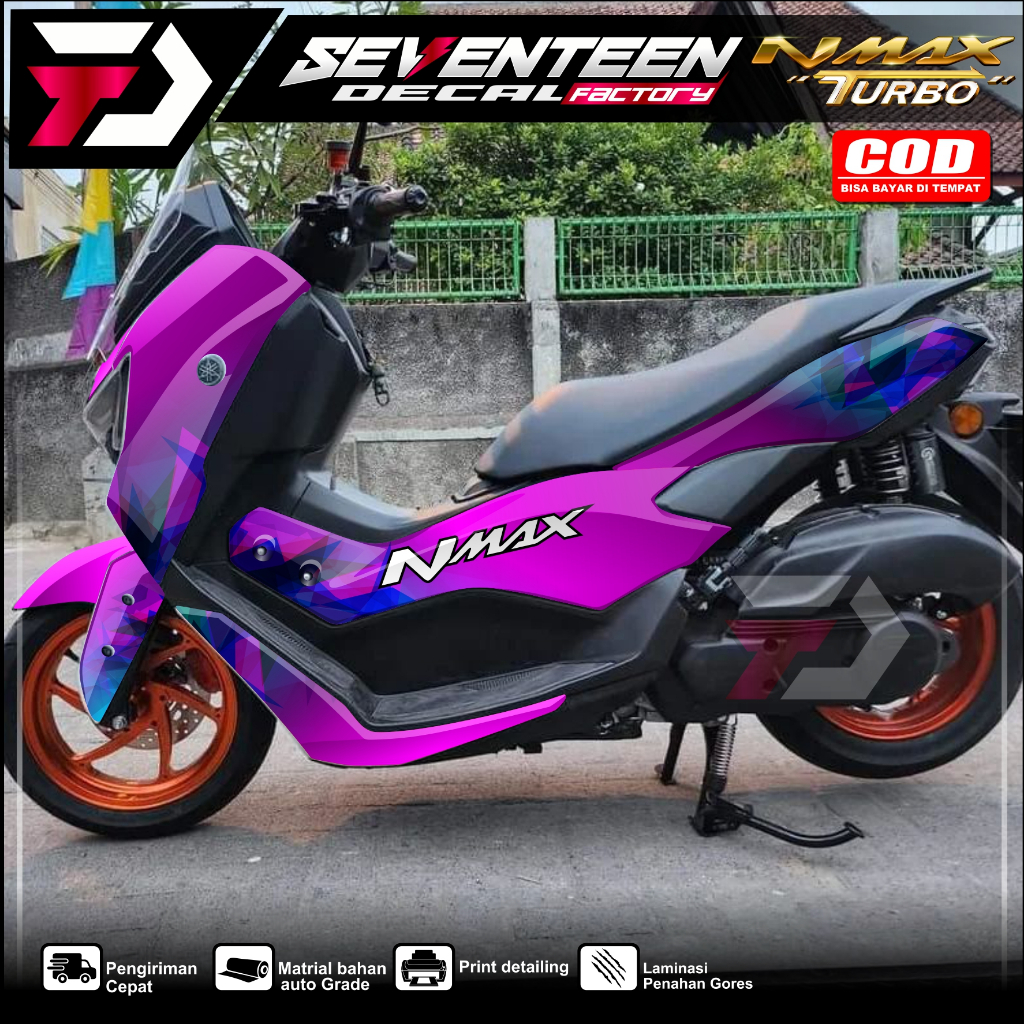 Jual Stiker Decal YAMAHA NMAX TURBO NEW 2024 - Sticker Full Body NMAX ...