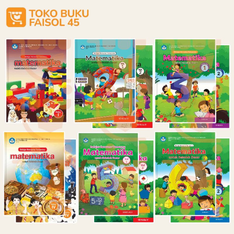 Jual Buku Matematika SD MI - Kelas 1 2 3 4 5 6 - Pusat Perbukuan - Buku Kementerian - Buku Siswa ...