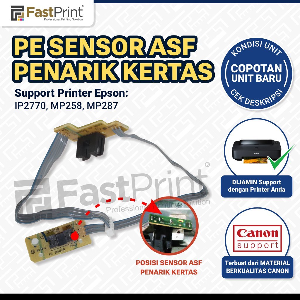 Jual Fast Print PE Sensor ASF Penarik Kertas Printer Canon IP2770 MP258 ...