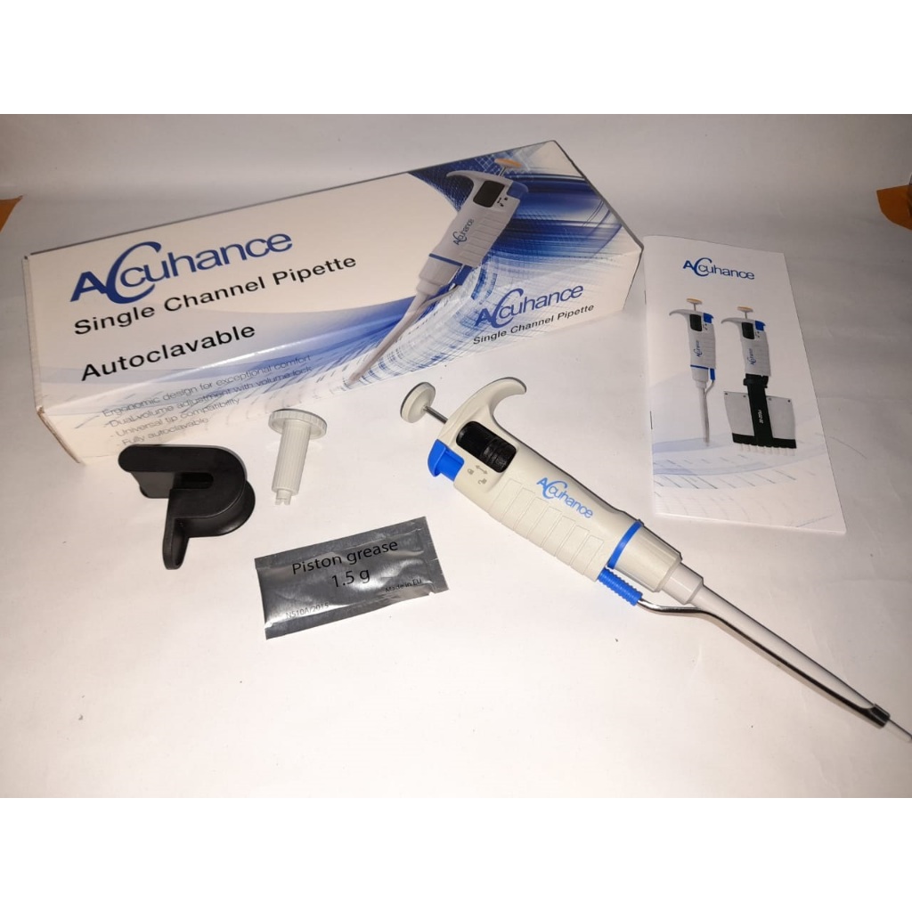 Jual Mikro Pipet / Micro Pipette Adjustable Vol. 500 – 5000 UL ACC ...