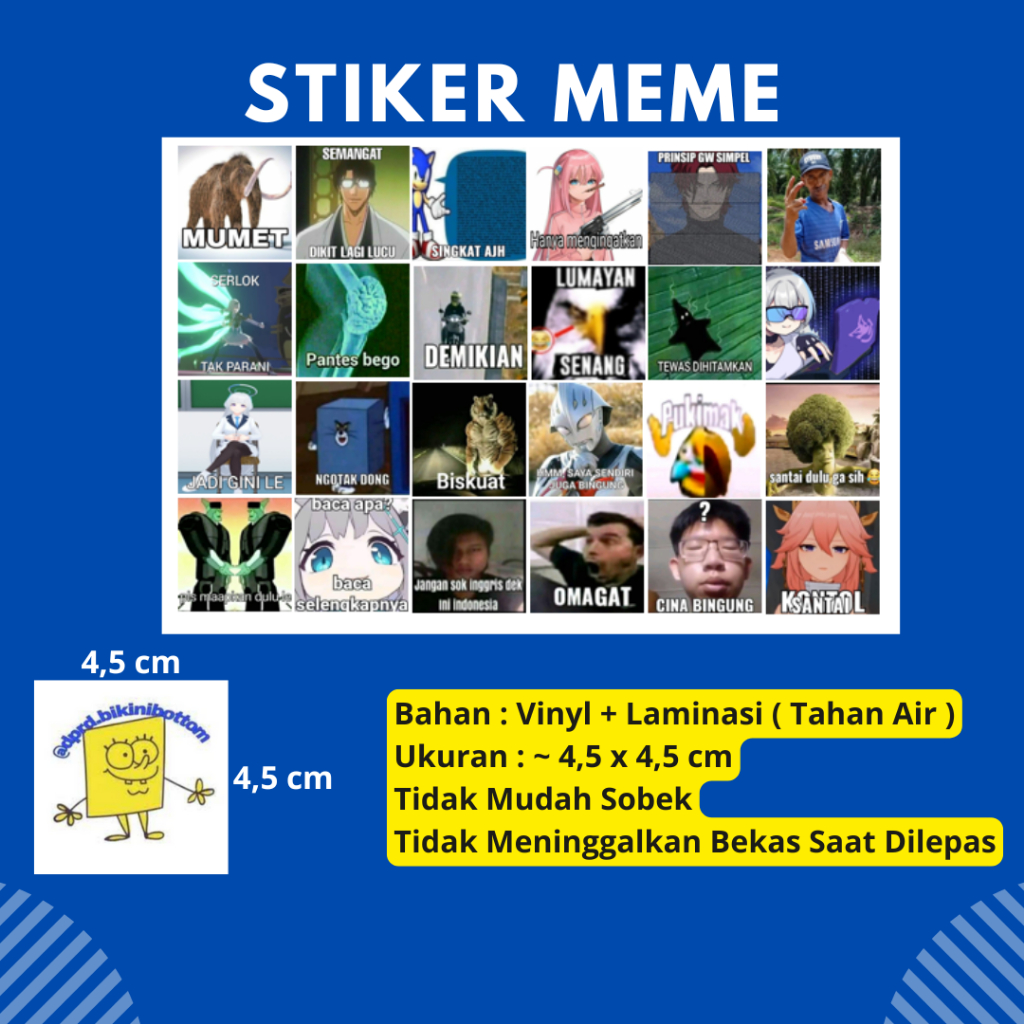 Jual Stiker meme v3 | Shopee Indonesia