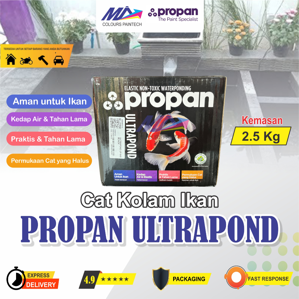 Jual PROPAN ULTRAPOND CAT KOLAM IKAN 2,5 KG | Shopee Indonesia