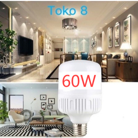 Jual LAMPU LED TERMURAH BEST SELLER 60W / LAMPU CAPSUL / LAMPU TABUNG / BOHLAM E27 | Shopee ...