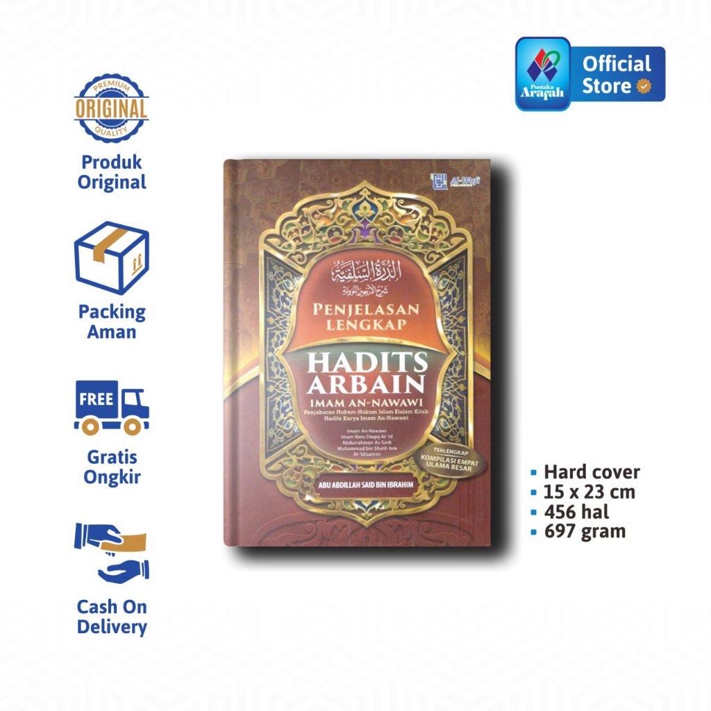 Jual Penjelasan Lengkap Syarah Hadits Arbain An Nawawi Ibnu Daqiq As Sa ...