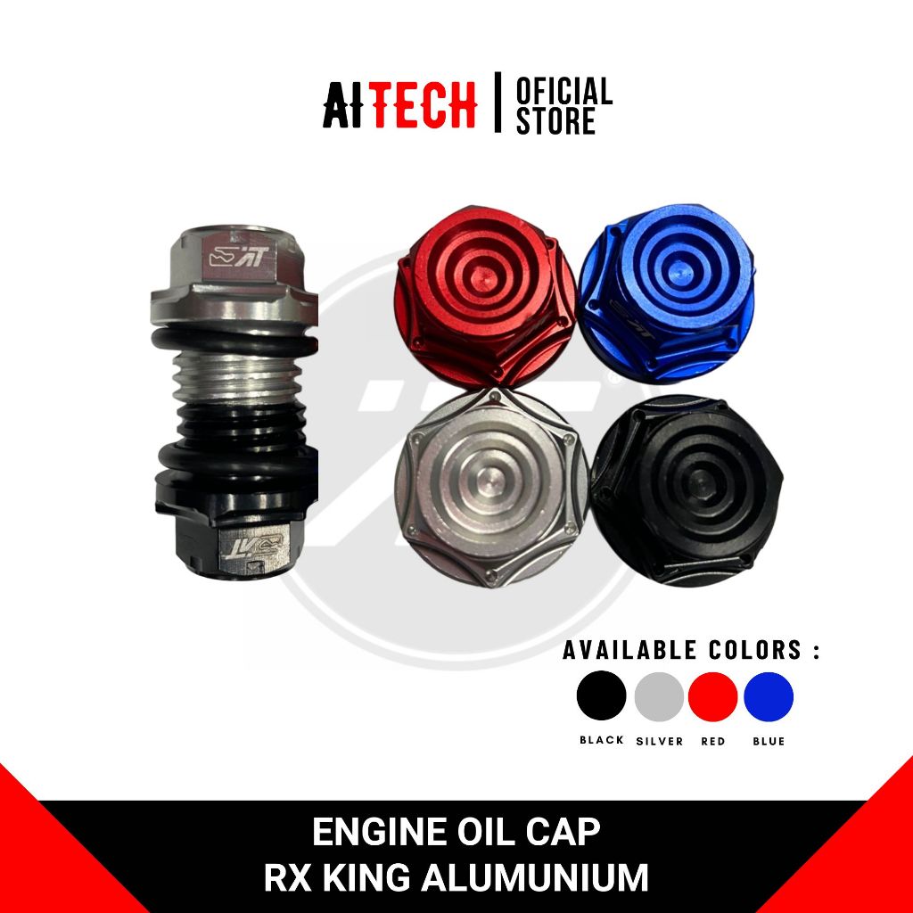Jual Engine Oil Cap Tutup Oli Mesin Alumunium RX King Aitech | Shopee ...