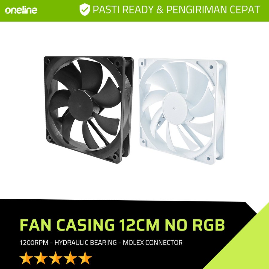 Jual Fan Casing 12CM Standard NON RGB | Socket Molex | Kipas Casing PC ...